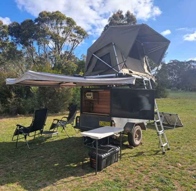 Perfect little camper trailer with big features | Camper Trailers ...