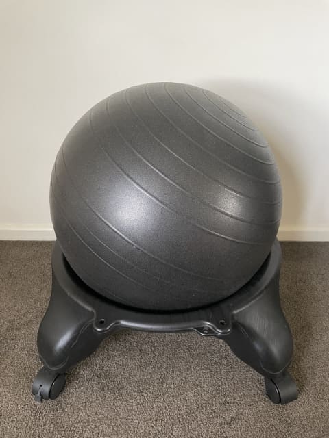 Backless balance ball chair ergonomic desk study chair exercise ball ...