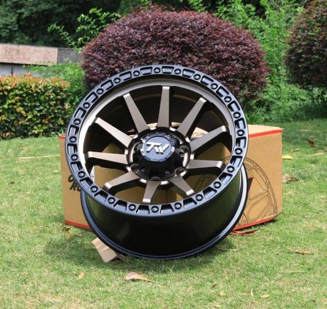 4x 17 TW Offroad T21 Speed Wheels Suit Flared Hilux, Ranger, BT50 ...