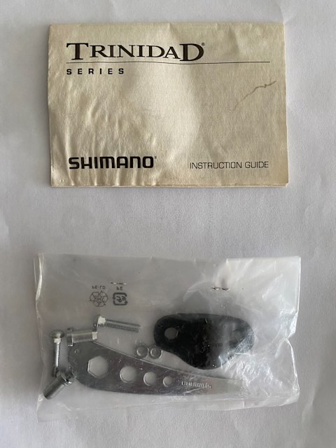 Black Reel Seat Clamp/Rod Clamp Kit Shimano Trinidad Series 12/14/20 ...