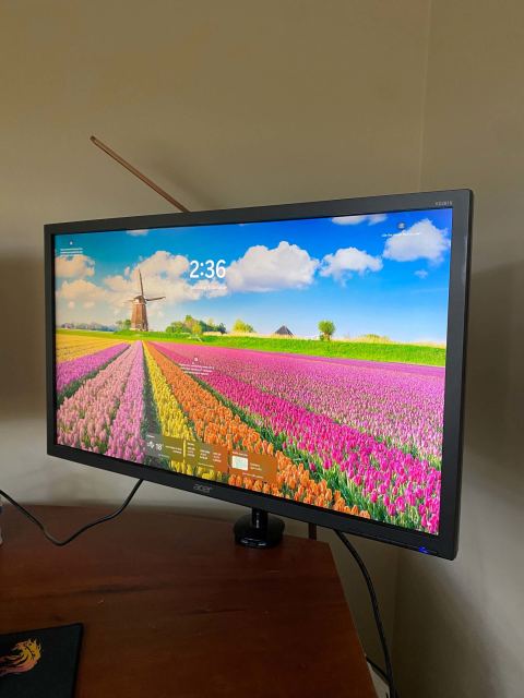Acer KG281K Abmiipx UHD 4K monitor 28 inch and monitor stand - Monitors ...