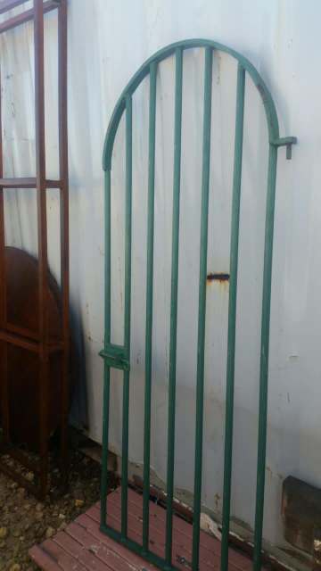 ARCHED SOLID STEEL GATE - with Fremantle history - Building Materials ...