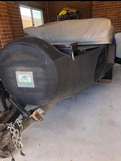 Outback camper all set up | Camper Trailers | Gumtree Australia ...