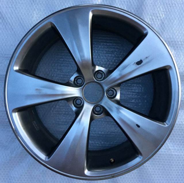 1x genuine Ford BF FPV alloy wheel 19 inch Force6 Force8 SHADOW ARGENT ...