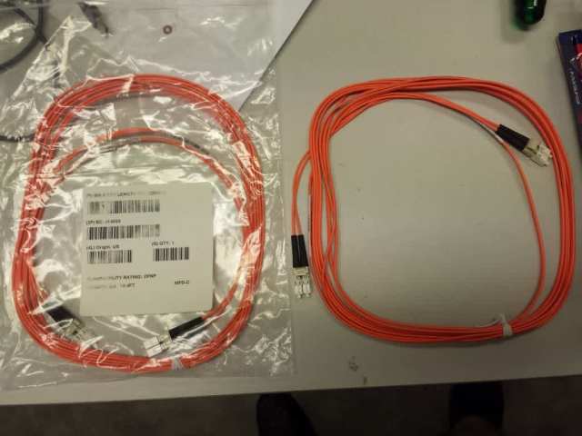 LC Optical Fiber patch leads 10m, 5m, Brand new - Modems & Routers in ...