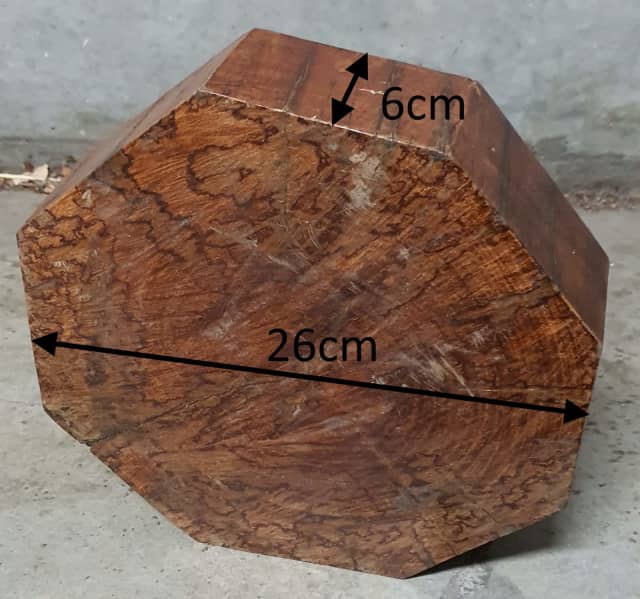 Solid octagon shape wood for decoration or DIY, Carlton pickup - Other ...