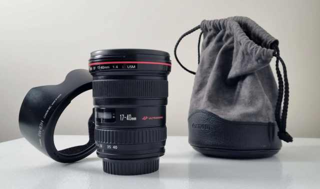 Canon EF 17-40mm f4 L USM Lens, Ex.Cond inc. Hood, Caps, Pouch ...
