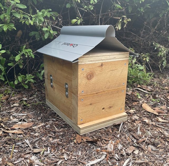 Stingless Australian Native Bee OATH Beehive Hive 35mm Cypress 2 level ...