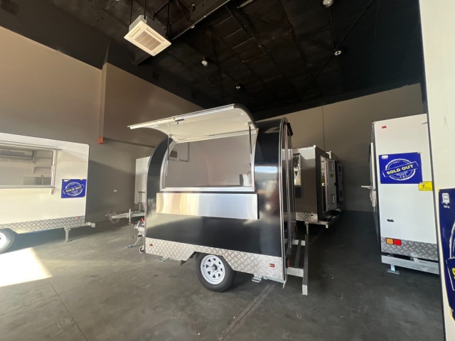 2.2-Meter Coffee Trailer Truck Caravan Cart Van for Sale! | Trailers ...