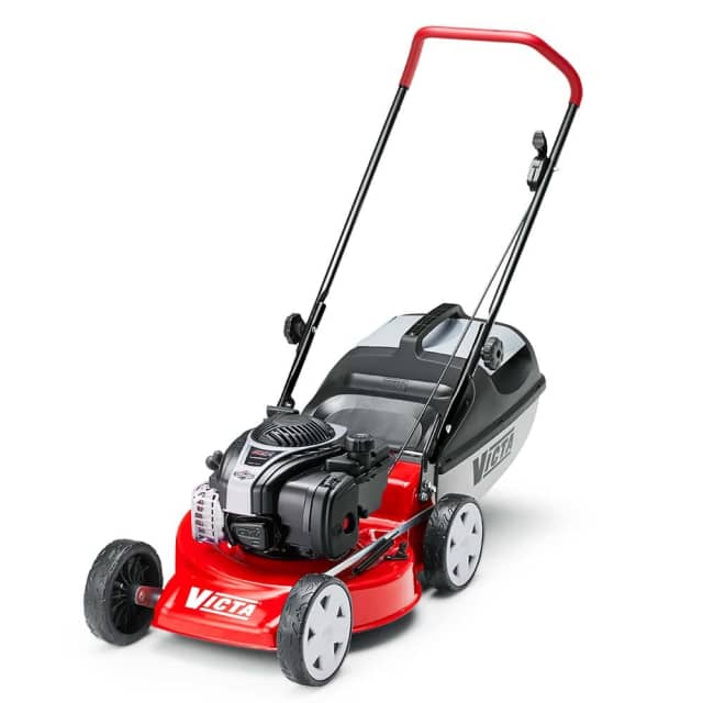 Victa 18 Inch Pace 100 Cut & Catch Briggs 500E Push Lawn Mower - Lawn ...