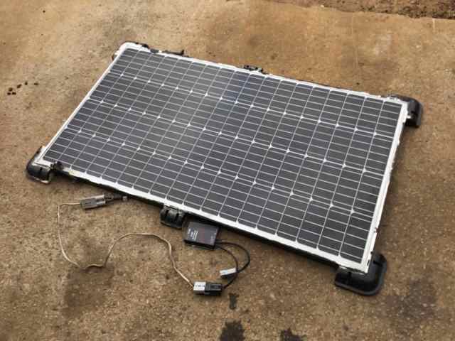 Caravan Solar Panel And 20 Amp Regulator | Caravan & Campervan ...