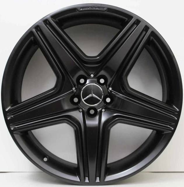 21 INCH GENUINE MERCEDES BENZ AMG ML350 ALLOY WHEEL IN CUSTOM BLACK ...