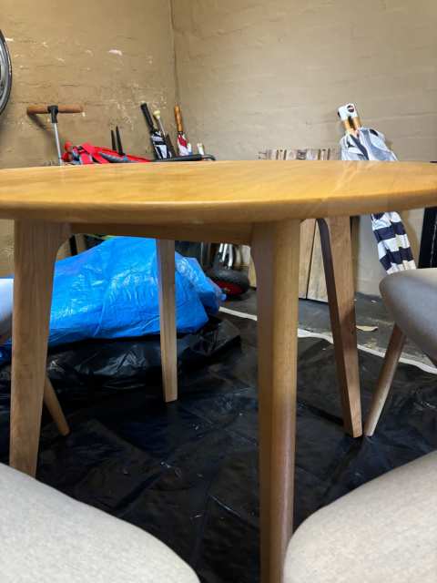 Icon by design Round dining room table with 4 chairs - Dining Tables in Rose Bay NSW | Gumtree ...