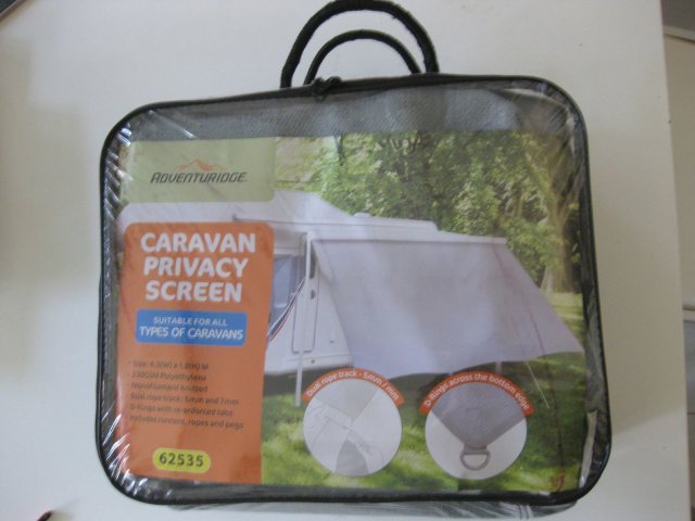 Caravan Privacy Screen 4.3 x 1.8m with all accessories | Caravan ...