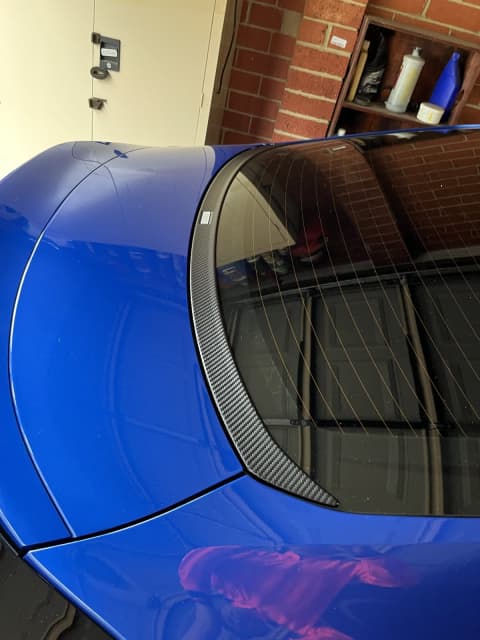 Subaru BRZ TOYOTA GR86 rear lower window spoiler NEW GENUINE GREDDY ...