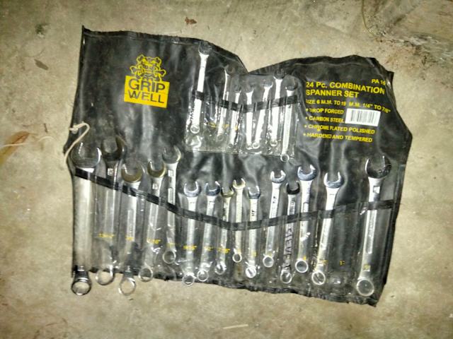 Vintage Gripwell 24 pc combination spanner set | Hand Tools | Gumtree ...