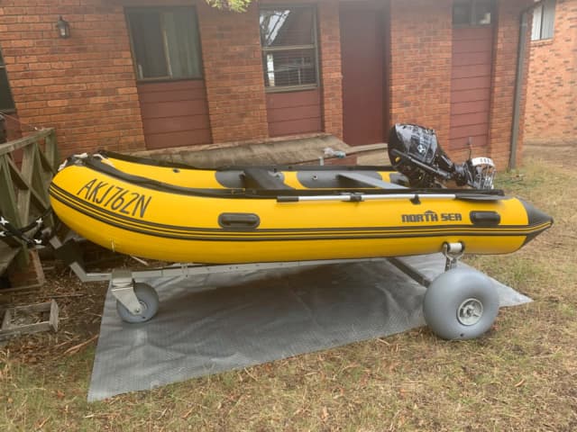 North Sea Inflatable Boat | Motorboats & Powerboats | Gumtree Australia ...