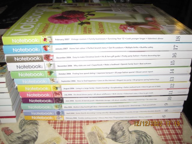20 x Notebook Magazines, almost mini books, and up to 200 pages, most ...