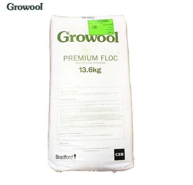 Hydroponics Growool Rockwool Premium Grow Floc 13.6Kg Progagation ...