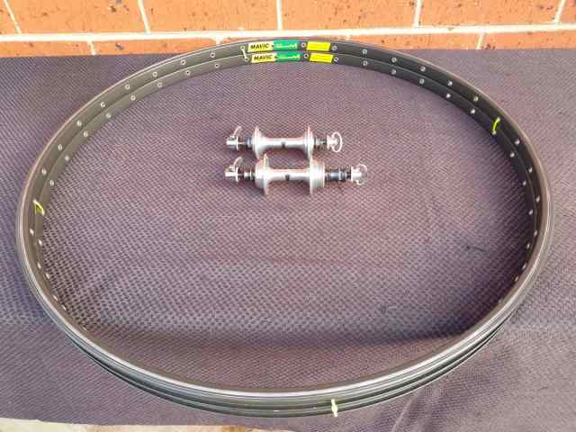 Campagnolo Nuovo Record Wheelset. Recently rebuilt. Mavic MA-40 Rims ...