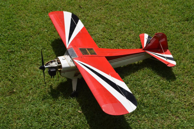 RC Taylorcraft Model Aircraft-powered by a 26cc Zenoah Petrol engine ...