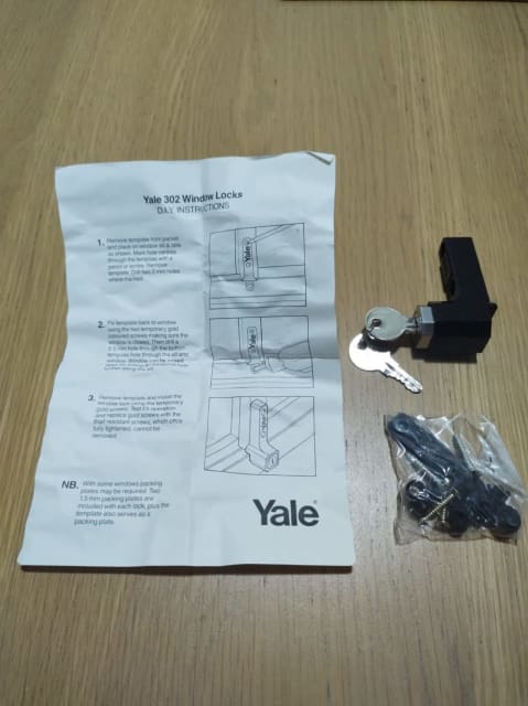 Yale Window Locks - Push Lock For Sliding Window - Building Materials ...