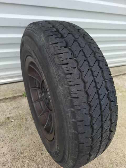 ALLOY HOLDEN HT PATTERN TRAILER WHEEL AND TYRE 5x108 PCD 14 INCH ...