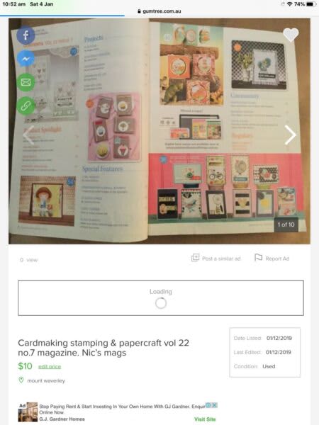 Stamping & papercraft vol.8 no.12 magazine. Nic’s craft mags ...