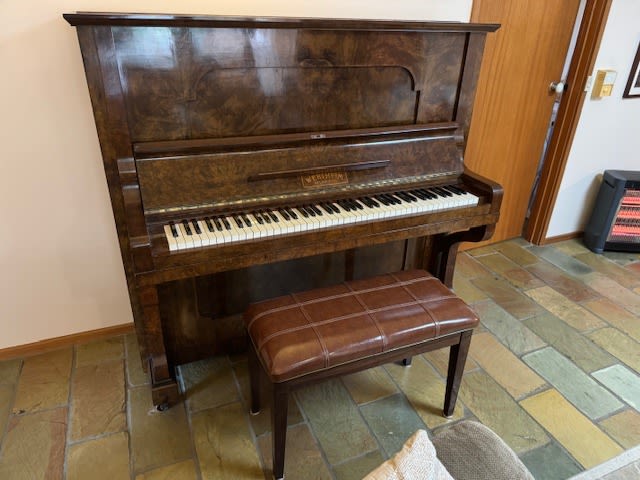 Vintage Wertheim Upright Piano + Stool Solid Timber $500 - Keyboards ...
