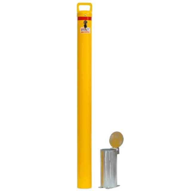 Removable Bollard with ground sleeve and 2 key | Building Materials ...