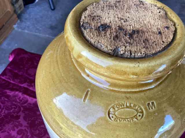 Vintage R Fowler,Sydney, DemiJohn Ceramic JUG in EXCELLENT AS NEW Cond ...