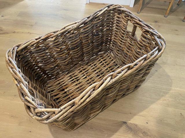Extra large cane/wicker Log basket - Decorative Accessories in ...