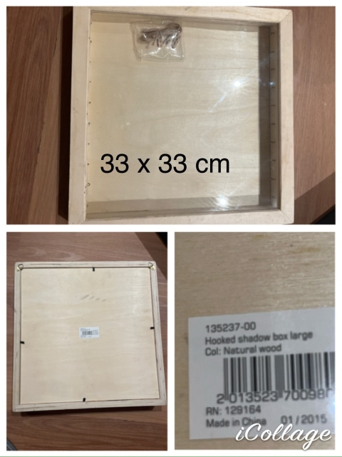 Shadow box 33x33 cm natural oak - Picture Frames in Marrickville NSW ...