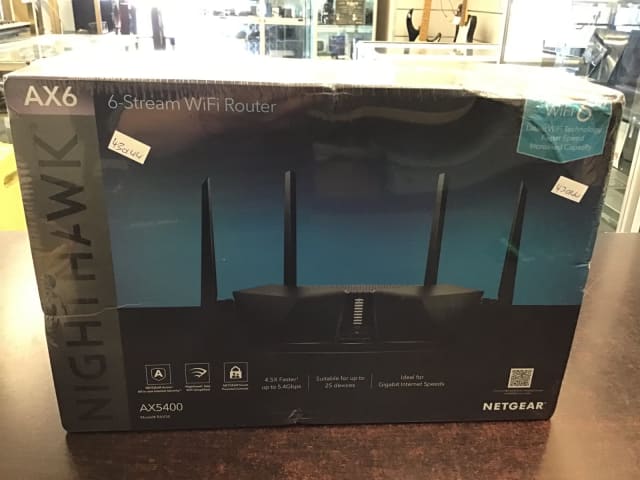 NETGEAR Nighthawk AX5400 6-Stream Wi-Fi 6 Router, New Sealed In Box ...