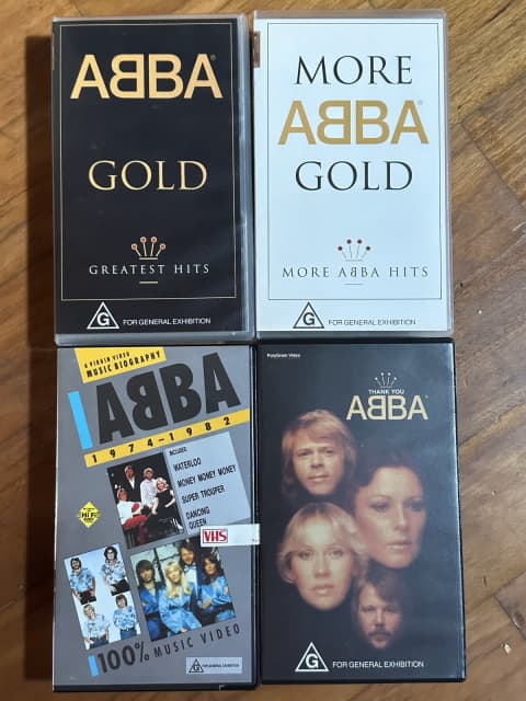 ABBA VHS VIDEOTAPES | CDs & DVDs | Gumtree Australia Parramatta Area ...