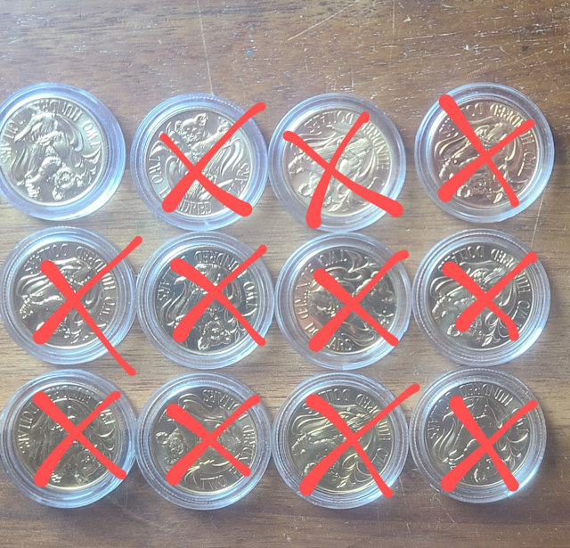 10g Gold Coin Bullion Aussie Vintage 80s 22ct $200 coin - Collectables ...