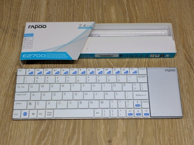 Rapoo E2700 Wireless Multi-Media Touchpad Keyboard (White) - Computer Accessories in Northfield ...