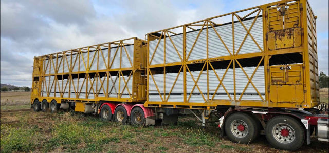 1999 & 1996 byrne B-double stock crates | Other Farming Vehicles ...