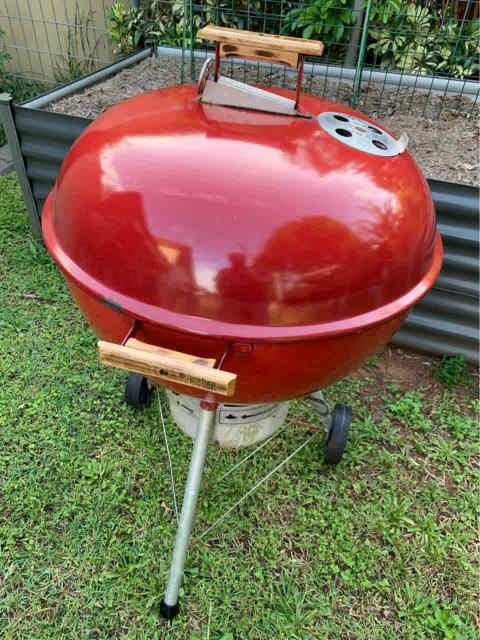 1992 O Code Red 57cm Weber Kettle Gen1 Mastertouch - BBQ in Sunnybank ...