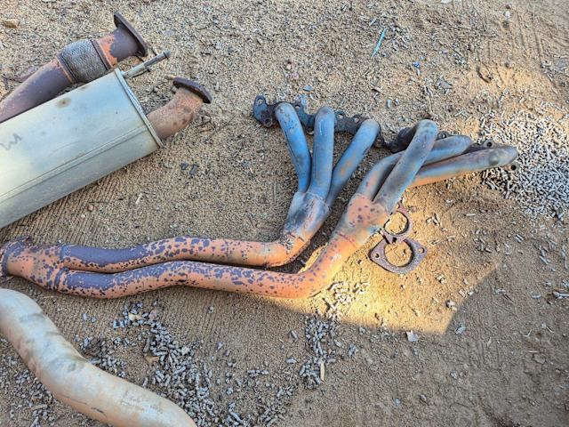 Toyota Landcruiser fzj105 exhaust and extractors 100 105 series ...