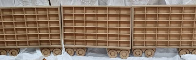 Matchbox car wooden shelf x 4 (Holds 36 in each) | Bookcases & Shelves ...