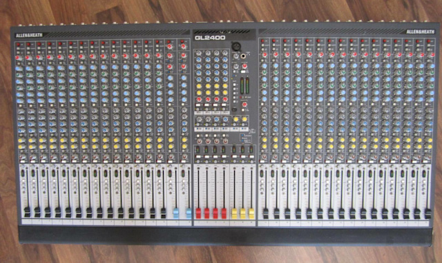 ALLEN & HEATH GL2400 32 PROFESSIONAL LIVE ANALOGUE SOUND AUDIO MIXER ...