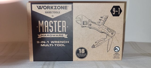 Workzone Hand Tools - Master Hardware 9-in-1 Wrench Multi-Tool - Hand ...