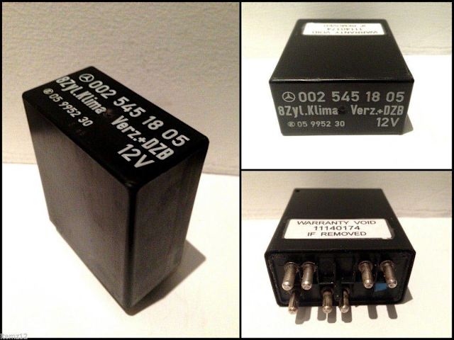 Mercedes 0025451805 W126 AC Compressor 8Zyl Klima Verz DZB Relay ...