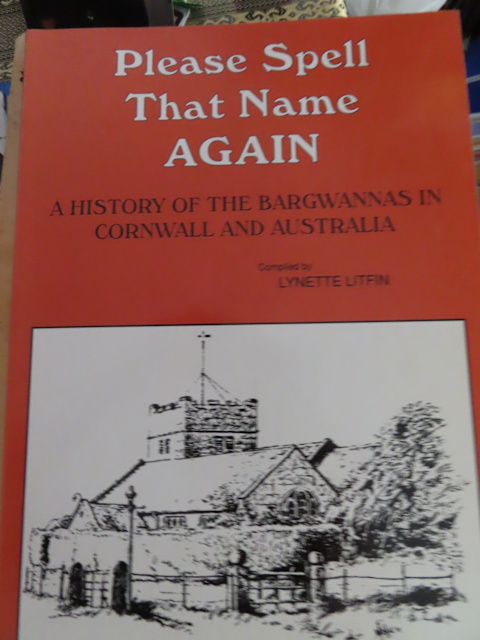 Please spell that name again - a history of the Bargwannas in Cornwall ...