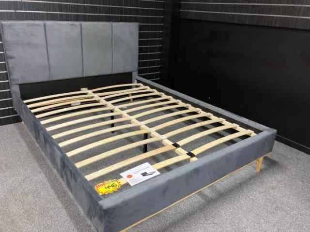 MATTHEW PLUSH VELVET FABRIC BED-QUEEN - Beds in Rocklea QLD | Gumtree ...