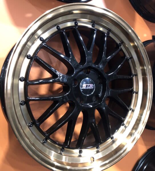 STR RACING LM MESH BBS RP 20" STAGGERED ALLOY WHEELS JAPANESE VEHICLES ...