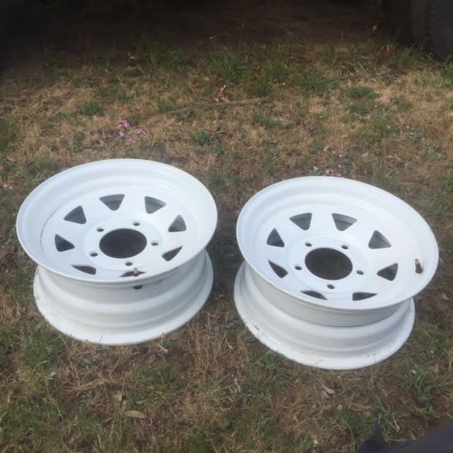 Sunraysia wheels suit 5 stud HZJ79, or 76 series Toyota Landcruisers ...