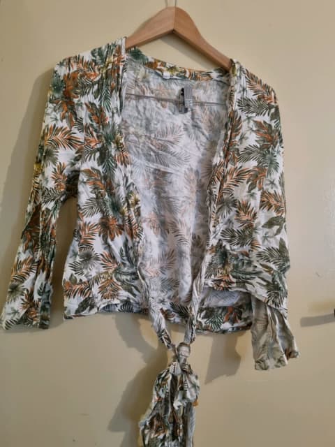 Braintree hemp cotton blend tie top size 12 NEEDS REPAIR see descript ...