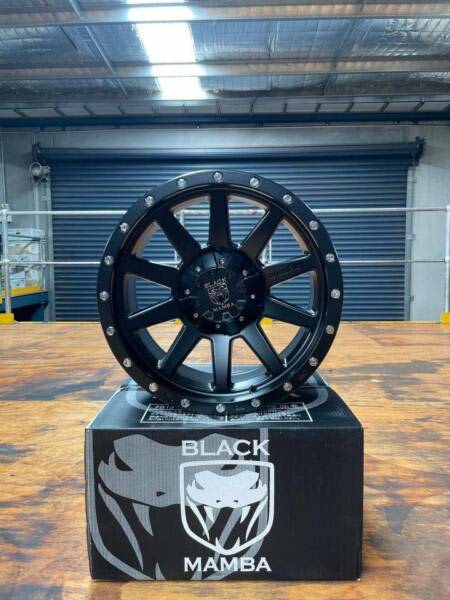 Black Mamba M12 17x9 MATT BLACK WHEELS | Wheels, Tyres & Rims | Gumtree ...